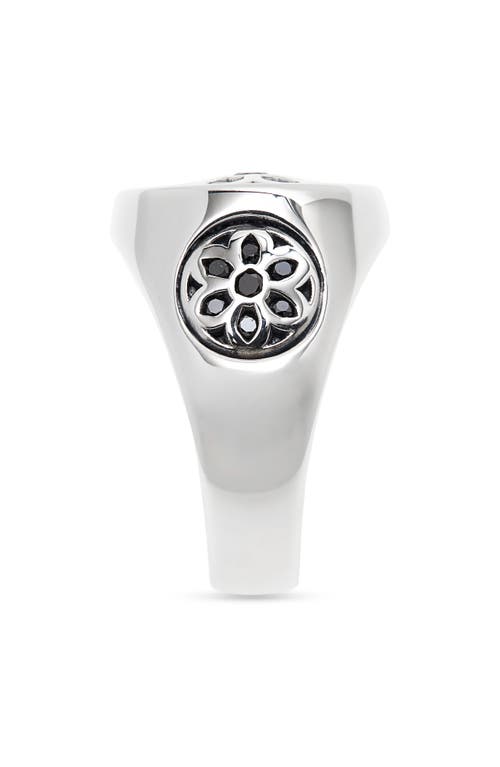Good Art Hlywd Small Steal Your Rosette Ring - Silver | Editorialist