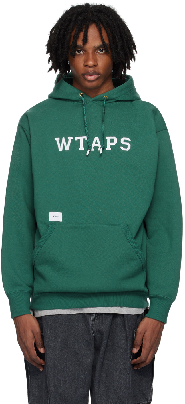 Wtaps Academy Hoodie In Green - 36% Off | Editorialist