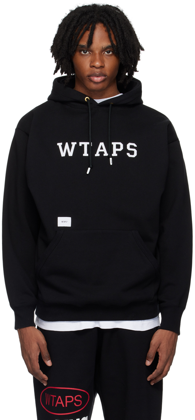 Wtaps Academy Hoodie - Black | Editorialist