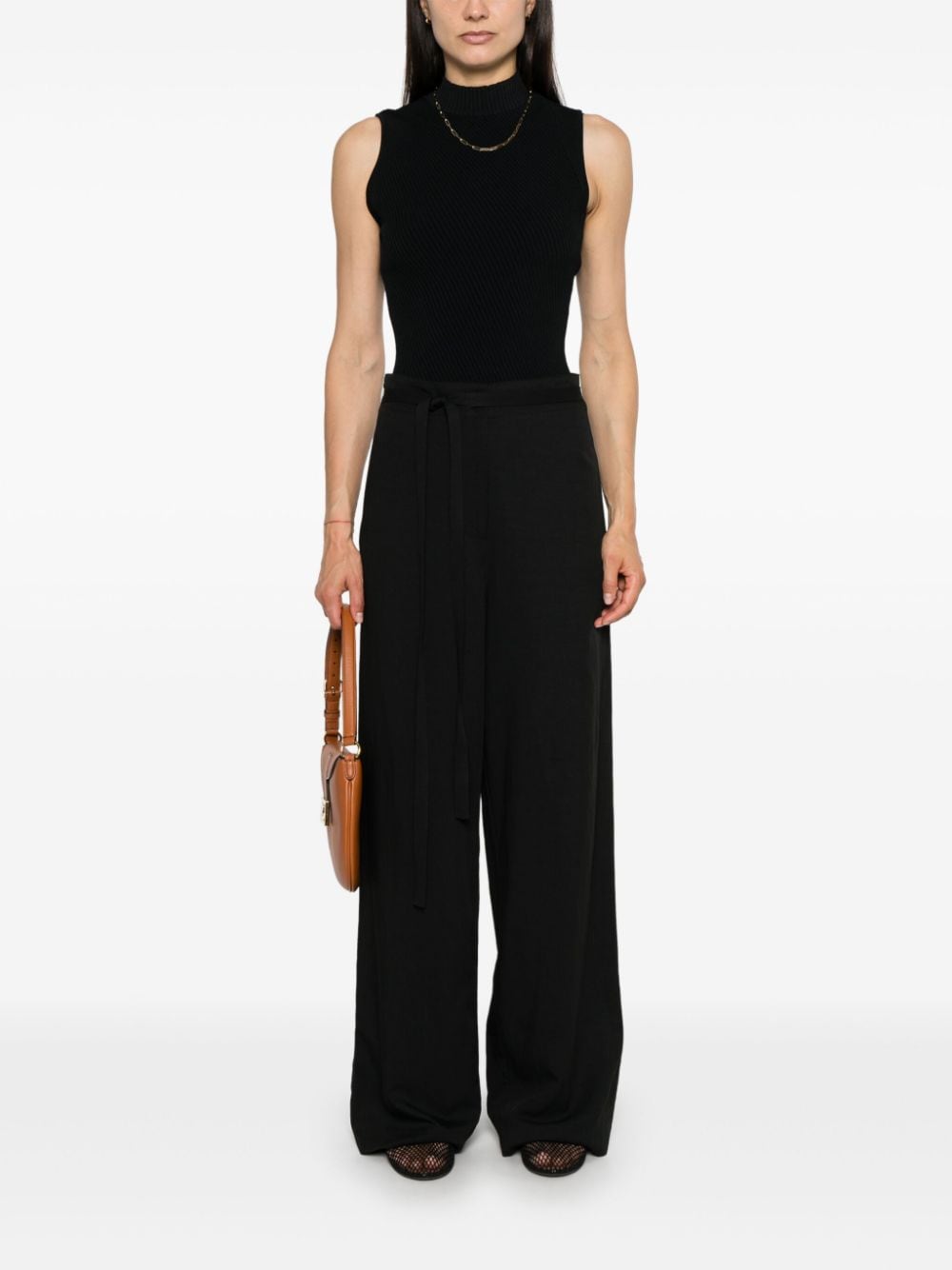 TOTÊME TOTEME Belted Palazzo Pants