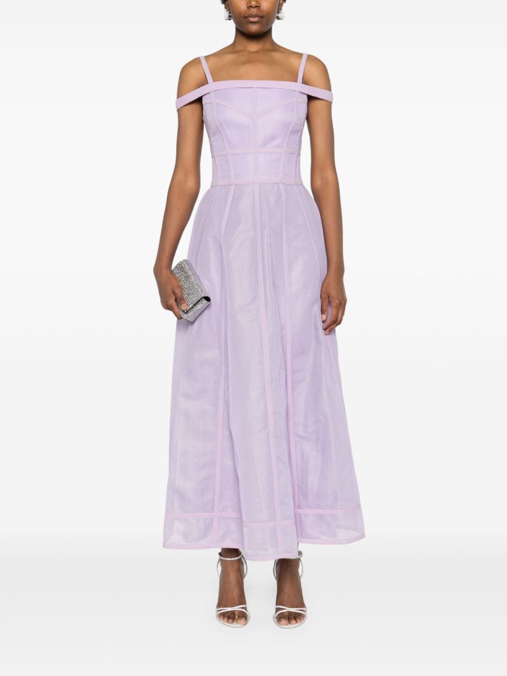 GEMY MAALOUF Gemy Maalouf princess-cut midi dress