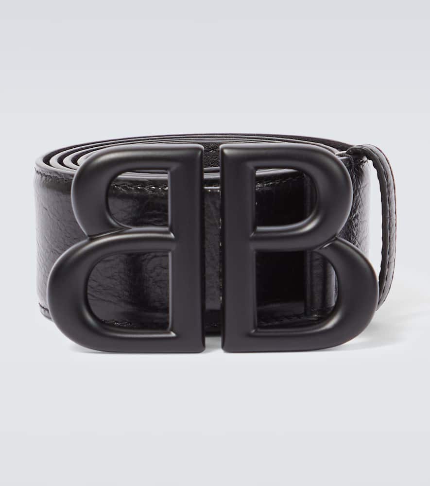 BALENCIAGA Balenciaga Monaco BB Leather Belt