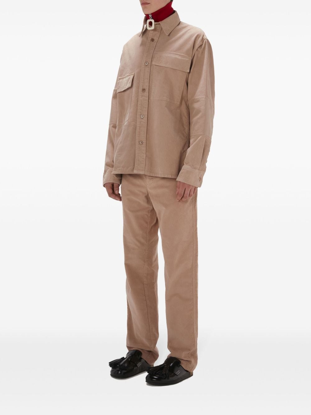 JW ANDERSON JW Anderson Straight Leg Cotton Trousers