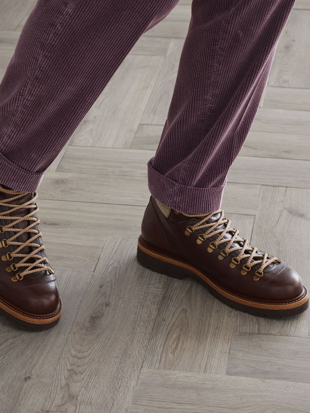 BRUNELLO CUCINELLI Brunello Cucinelli Lace-Up Leather Boots