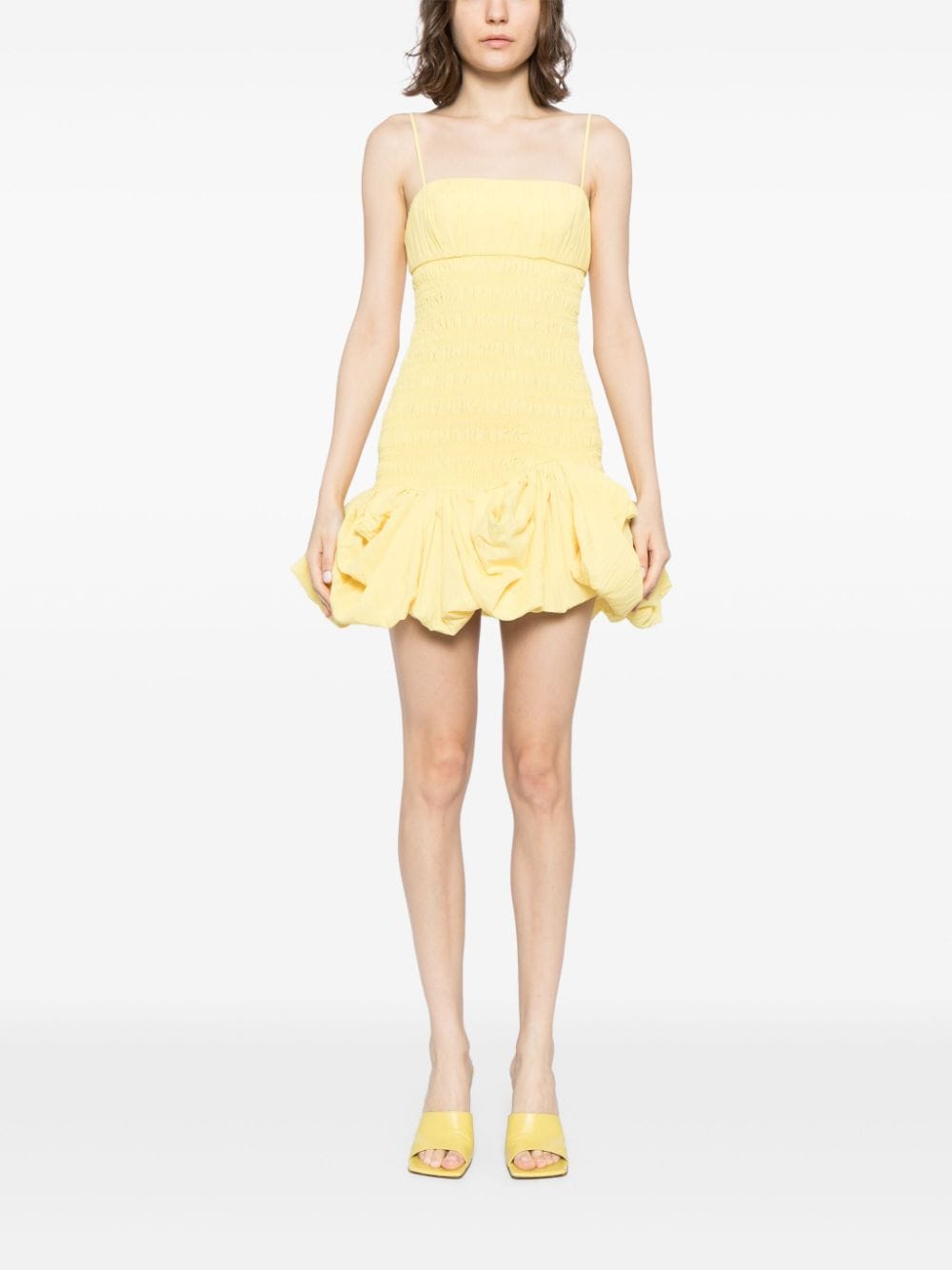 acler yellow dress PENNAR MINI Dry clean recommended Acler Online AU Women's Lemon