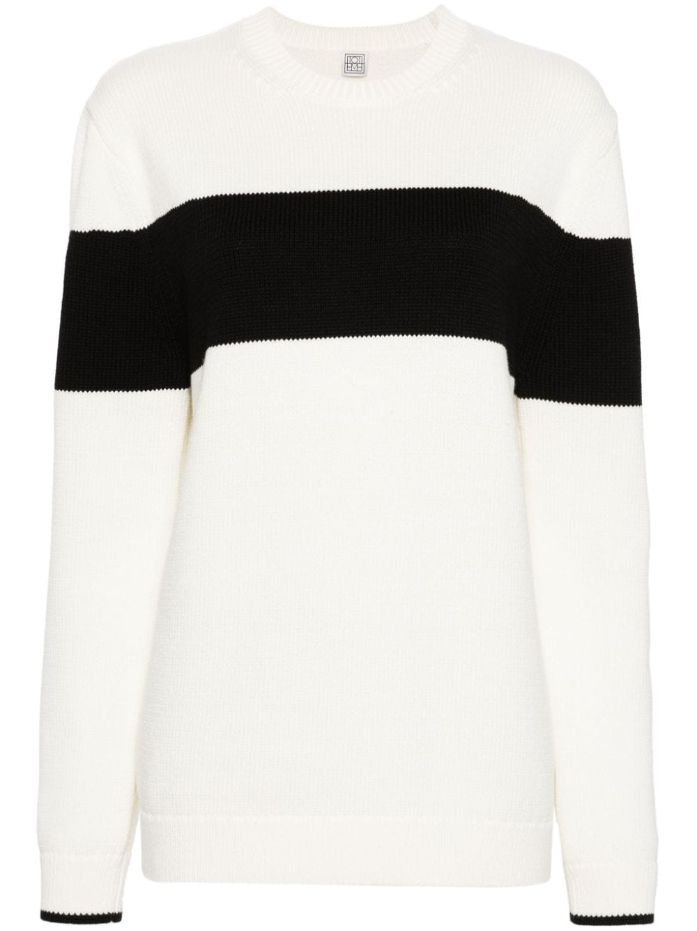 TOTÊME TOTEME Striped Crew-Neck Jumper