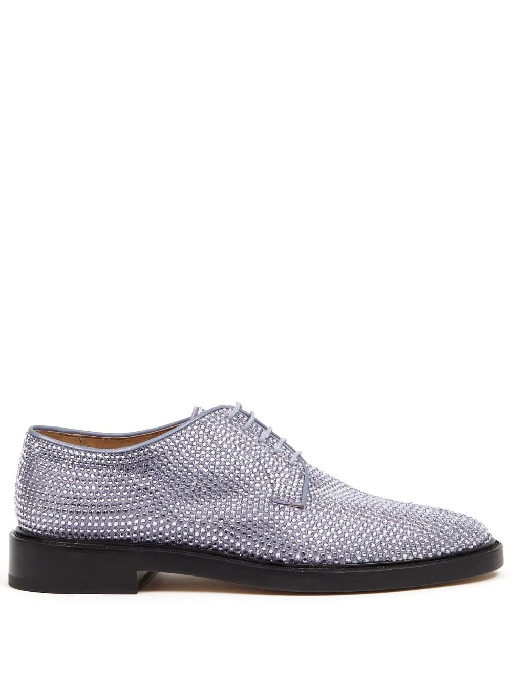 MAISON MARGIELA Tabi Rhinestone-embellished Derby Shoes