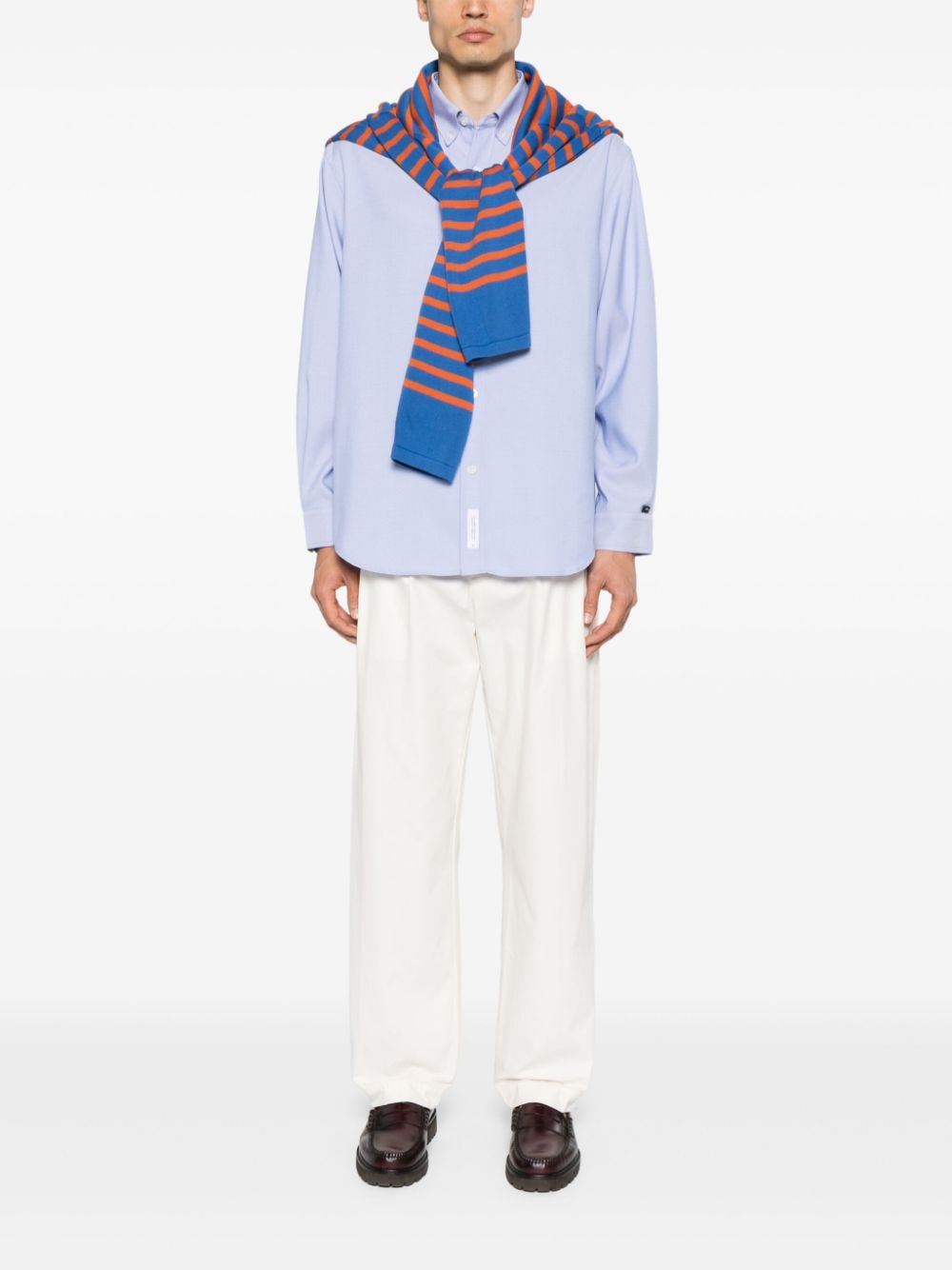 SEASE Mid-Rise Wide-Leg Trousers