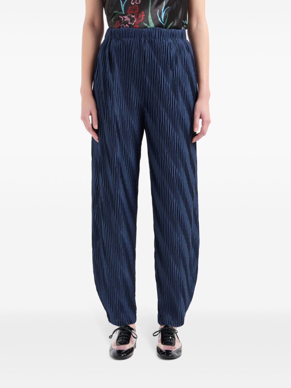 GIORGIO ARMANI Giorgio Armani High-Waisted Pleated Trousers