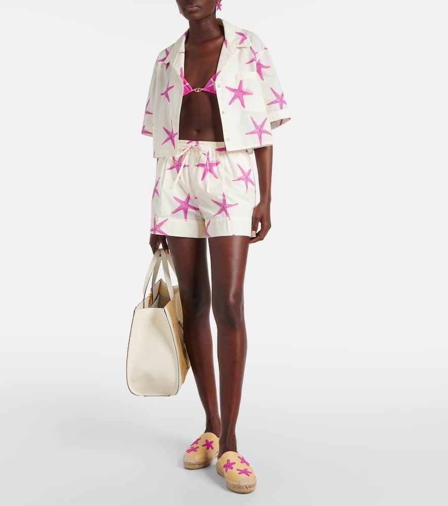VALENTINO Valentino Starfish Cropped Shirt