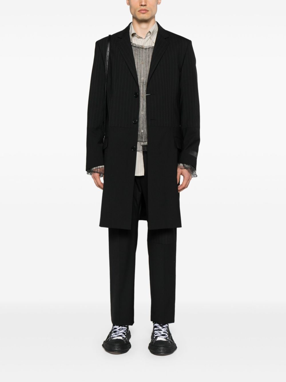 MAISON MARGIELA MM6 Maison Margiela Panelled Pinstripe Trousers
