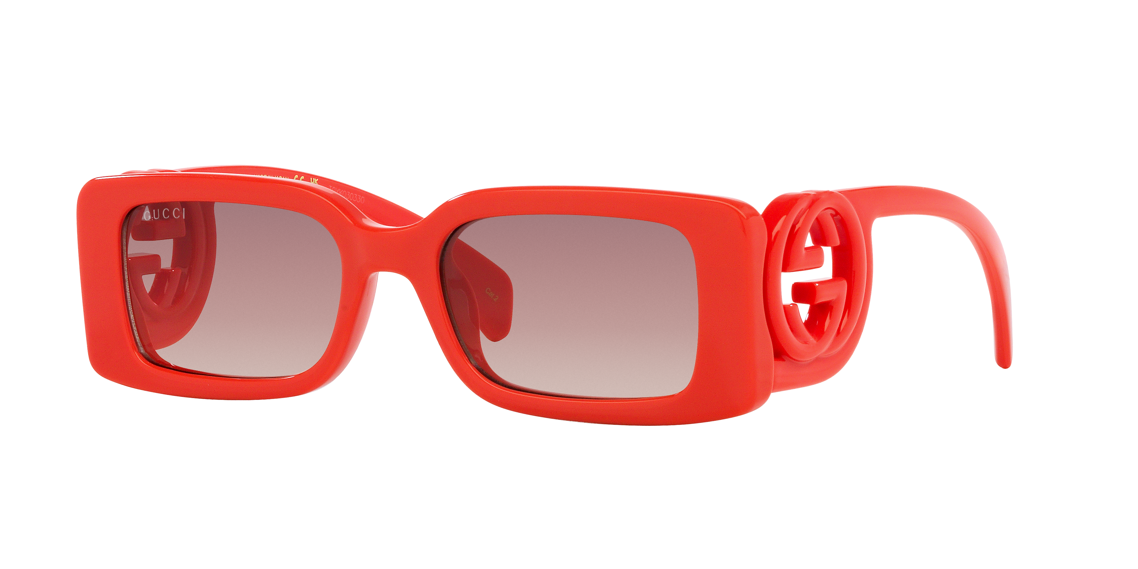 Gucci Gg1325s Rectangle-Frame Sunglasses - Red - 29% Off  display picture 1