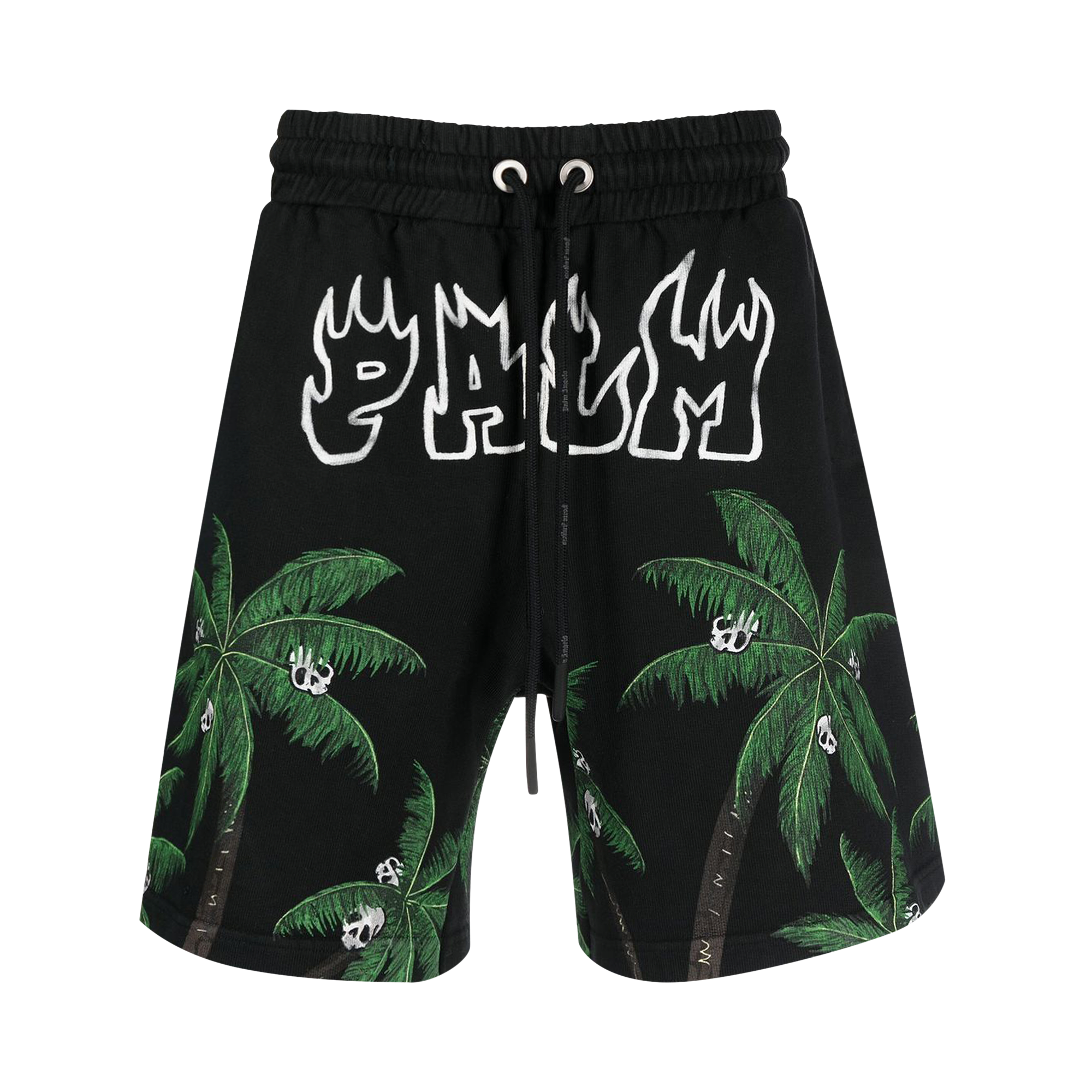 PALM ANGELS logo-print long-sleeve shirt