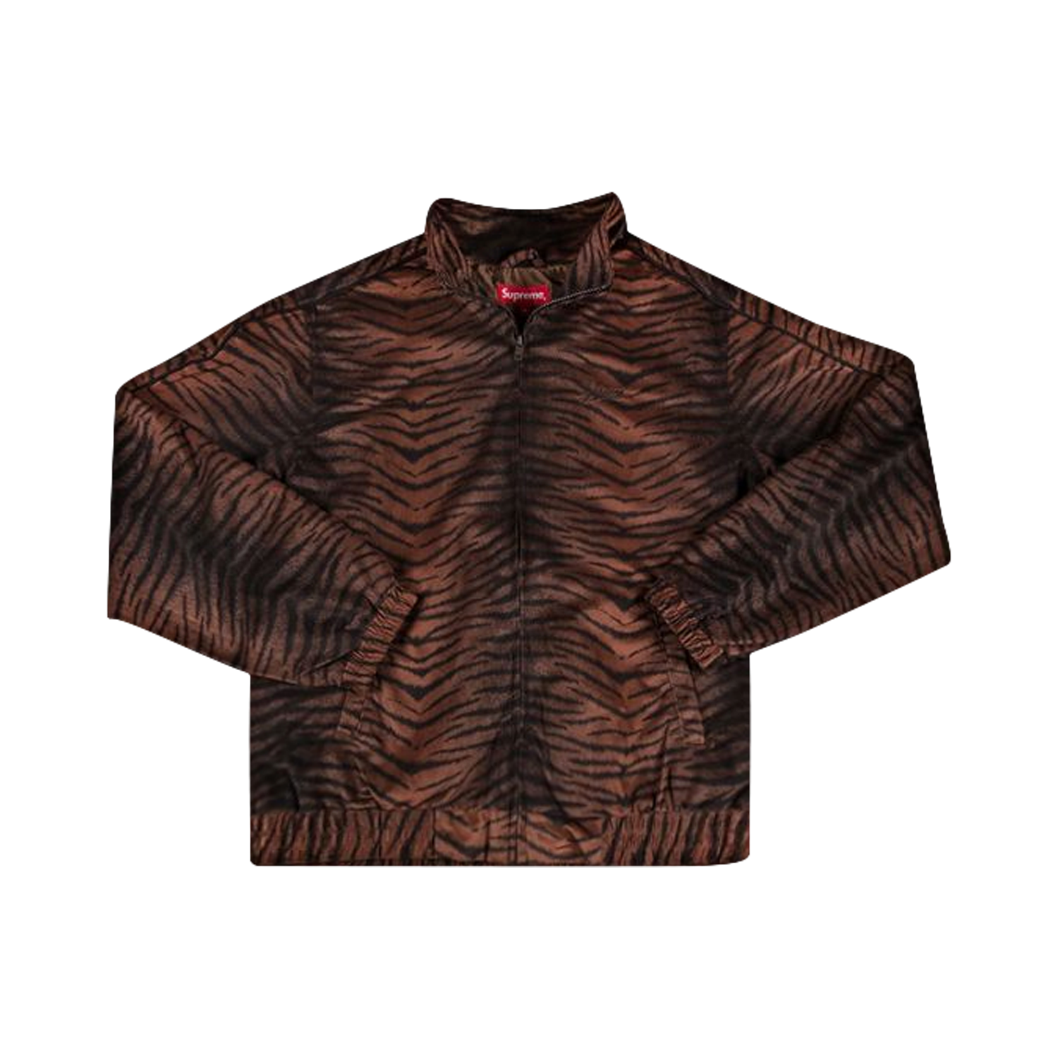 Supreme Tiger Stripe Track Jacket - Brown | Editorialist