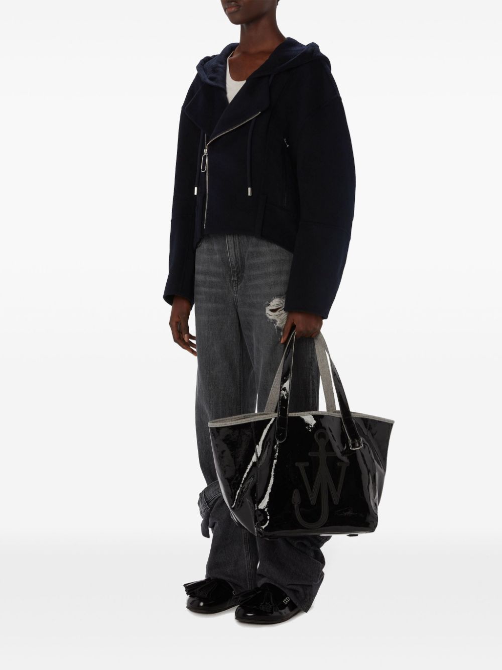 JW ANDERSON JW Anderson Hooded Wool Jacket