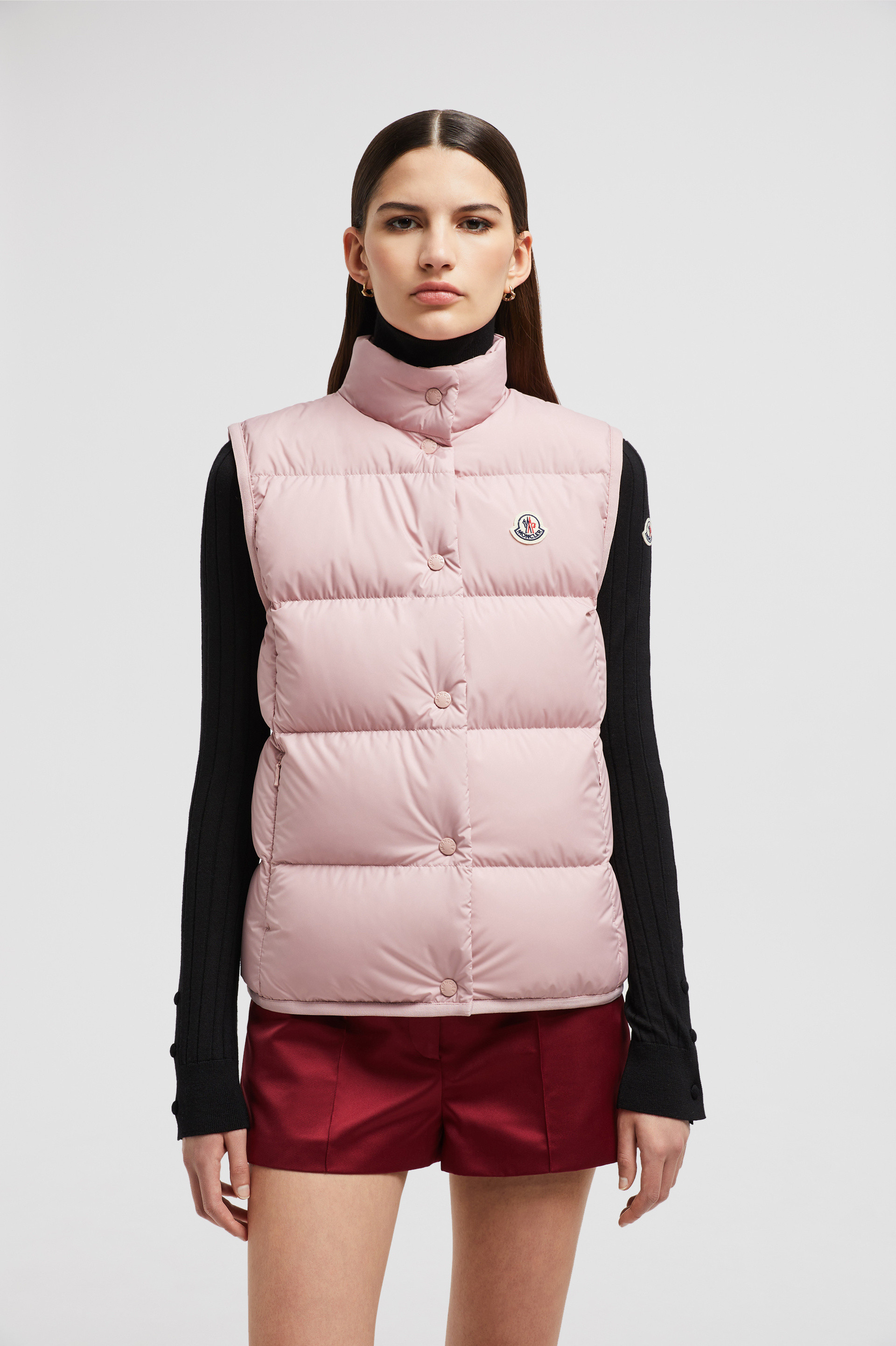 Moncler Badia Down Vest - White | Editorialist