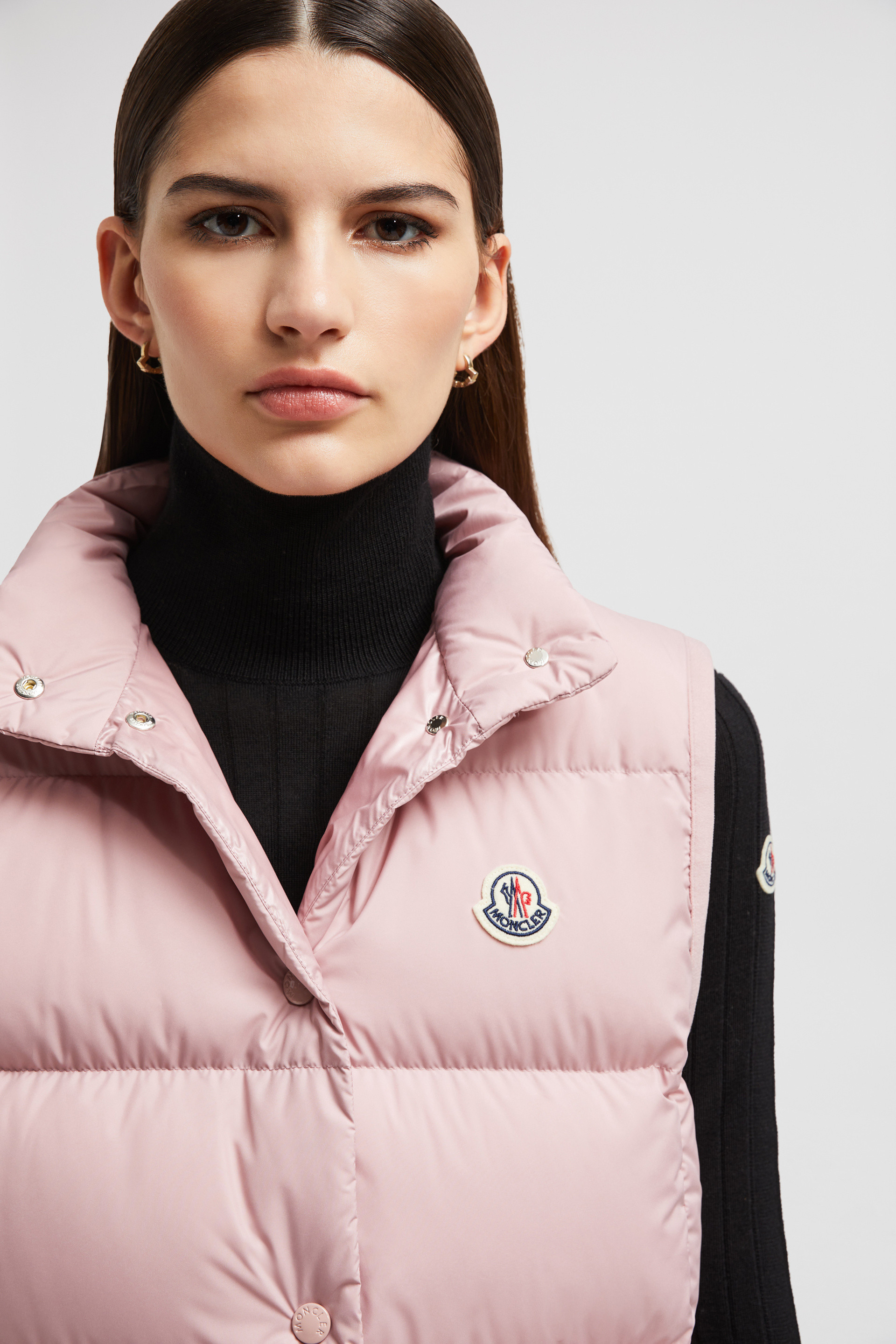 Moncler Badia Down Vest - White | Editorialist