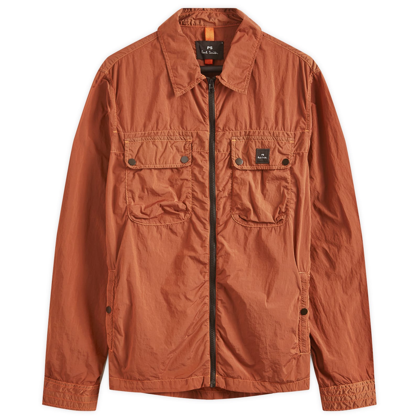 Paul Smith Zip Front Nylon Jacket In Red - 50% Off | Editorialist