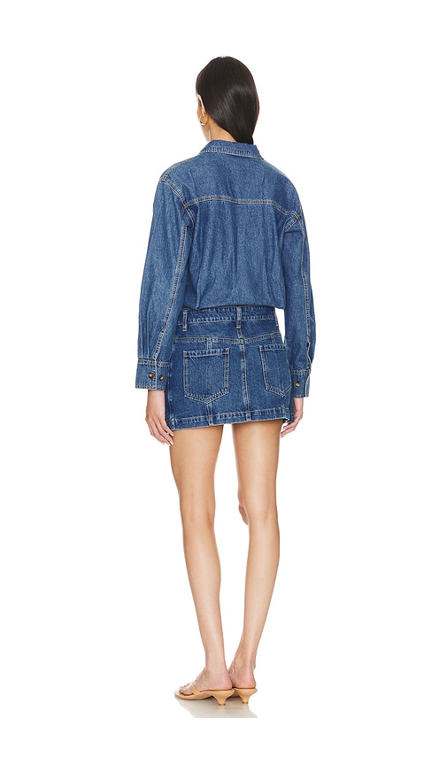white christmas dresses Sovere Denim Mini – CNB Dress Hire main image 0