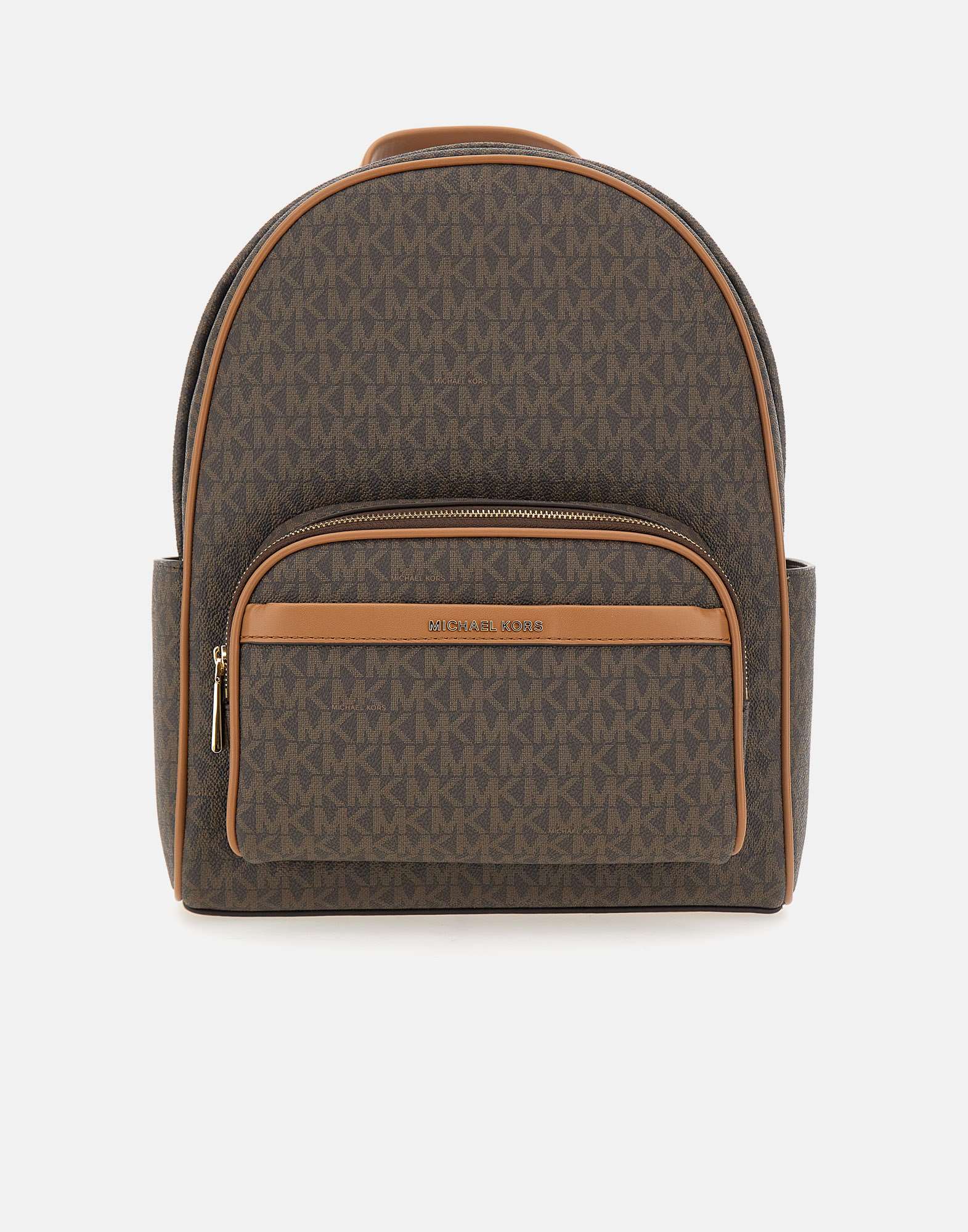 Michael Kors Metallic Gold Monogram Backpack Monogram Mini Backpack Brown - Affordable Luxury Accessory main image 2