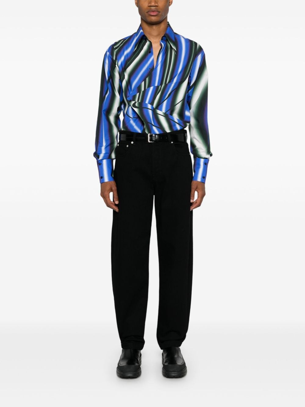 ALEXANDER MCQUEEN Alexander McQueen Mid-Rise Barrel Jeans
