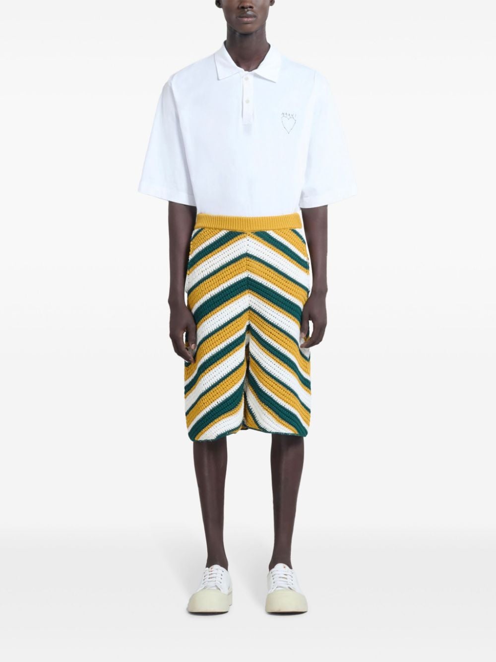 MARNI Marni Crochet-Knit Shorts
