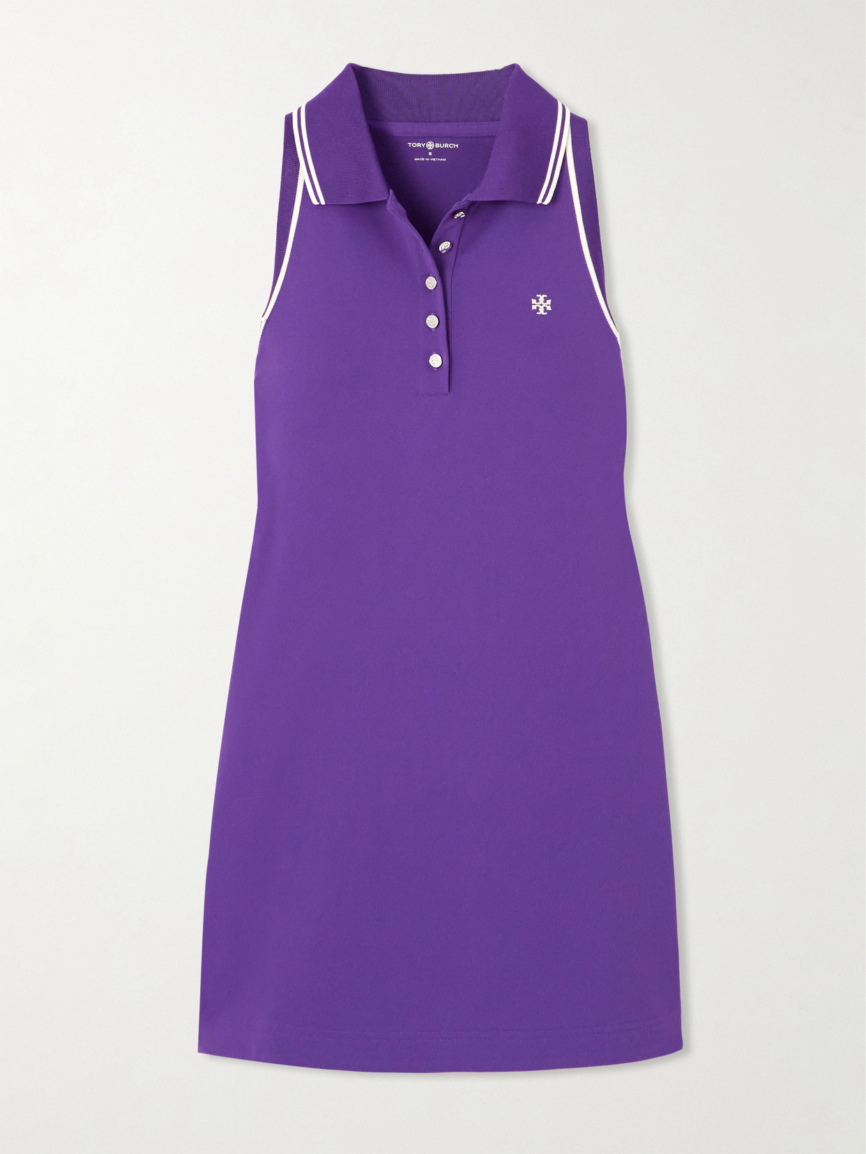 tory burch purple dress Tory Burch Eleanor Dress | Cotton Poplin Shirtdress