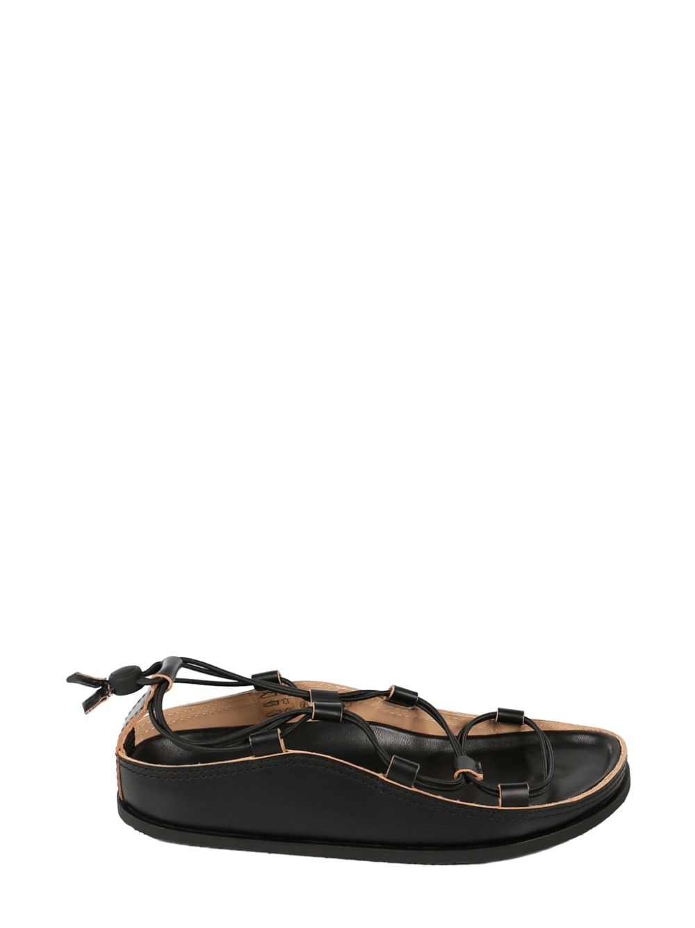 Buy LEMAIRE Fussbett Spartan Toggle-fastening Sandals - Black At