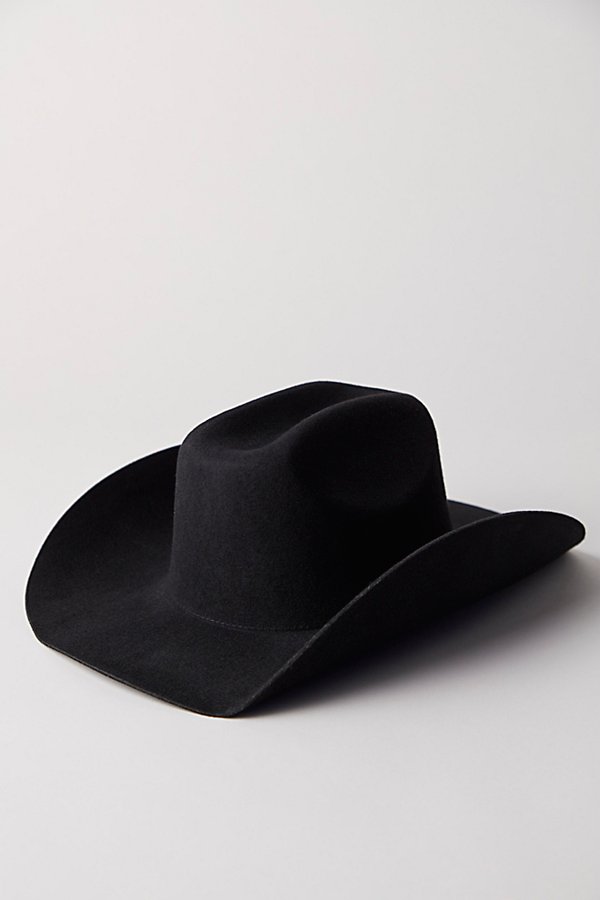 Understated Leather Silver Spirit Cowboy Hat - Black  display picture 3
