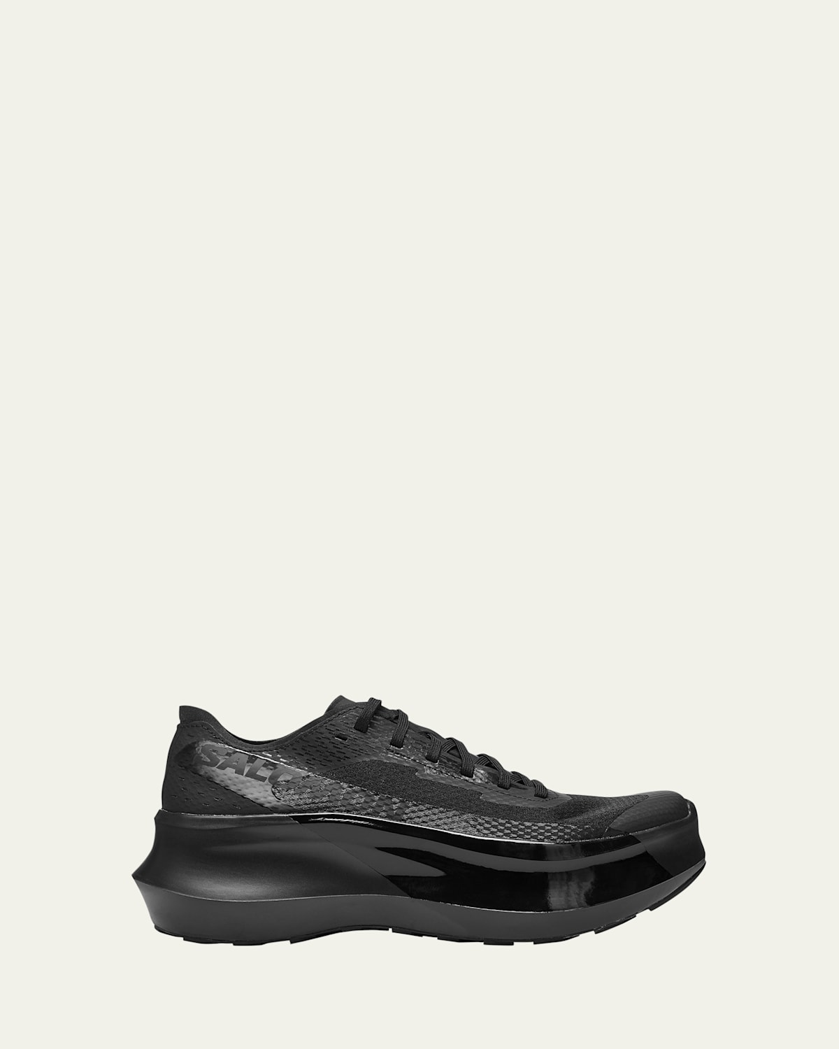 Cdg X Salomon Mesh Platform Sneakers - Black | Editorialist