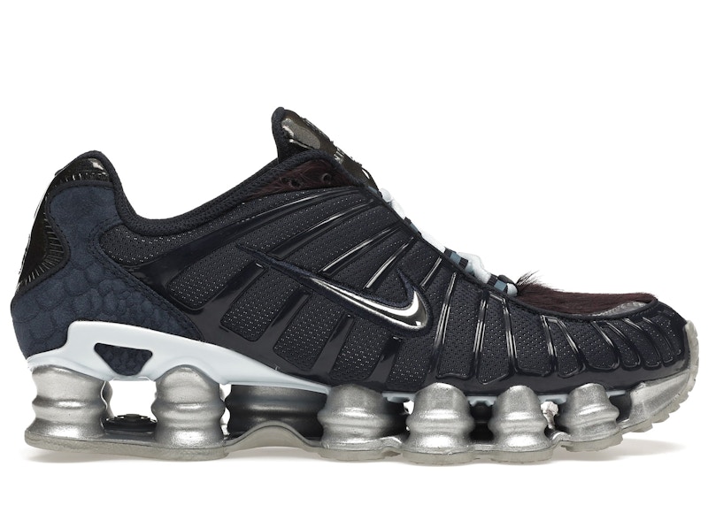 Nike Shox Tl Python Pony Sneakers - Obsidian/Celestine Blue/Burgundy ...