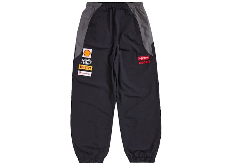 Supreme Full Zip Baggy Warm Up Pant - Black | Editorialist