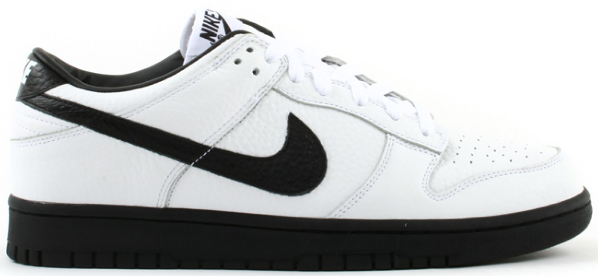 Nike Dunk Low Sneakers - White/Black | Editorialist