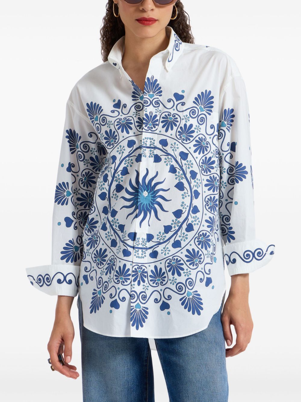 LA DOUBLEJ La DoubleJ Printed Cotton Shirt