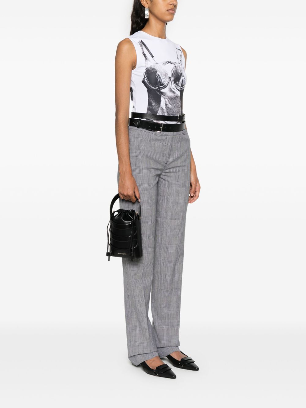 ALEXANDER MCQUEEN Alexander McQueen The Rise Bucket Bag