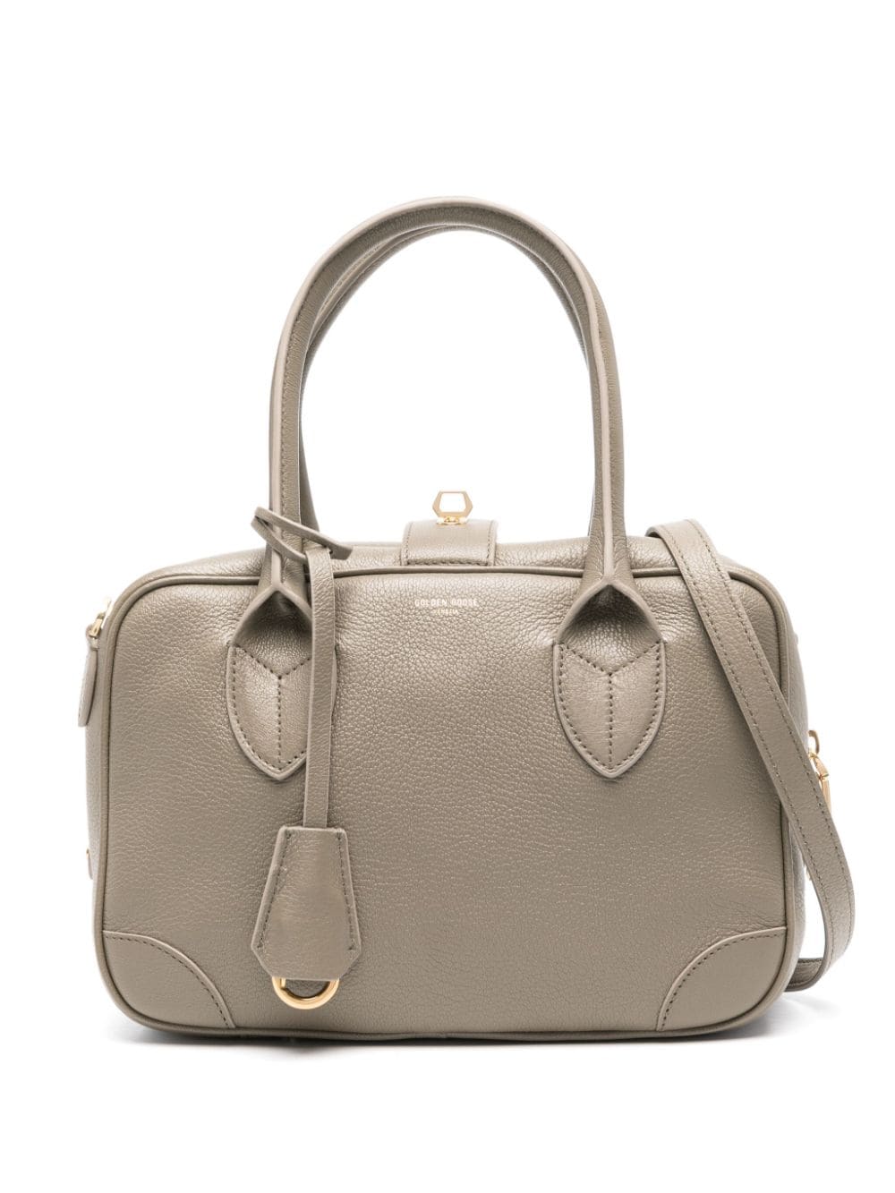 GOLDEN GOOSE Golden Goose Vita Bag in Leather with Gold Details
