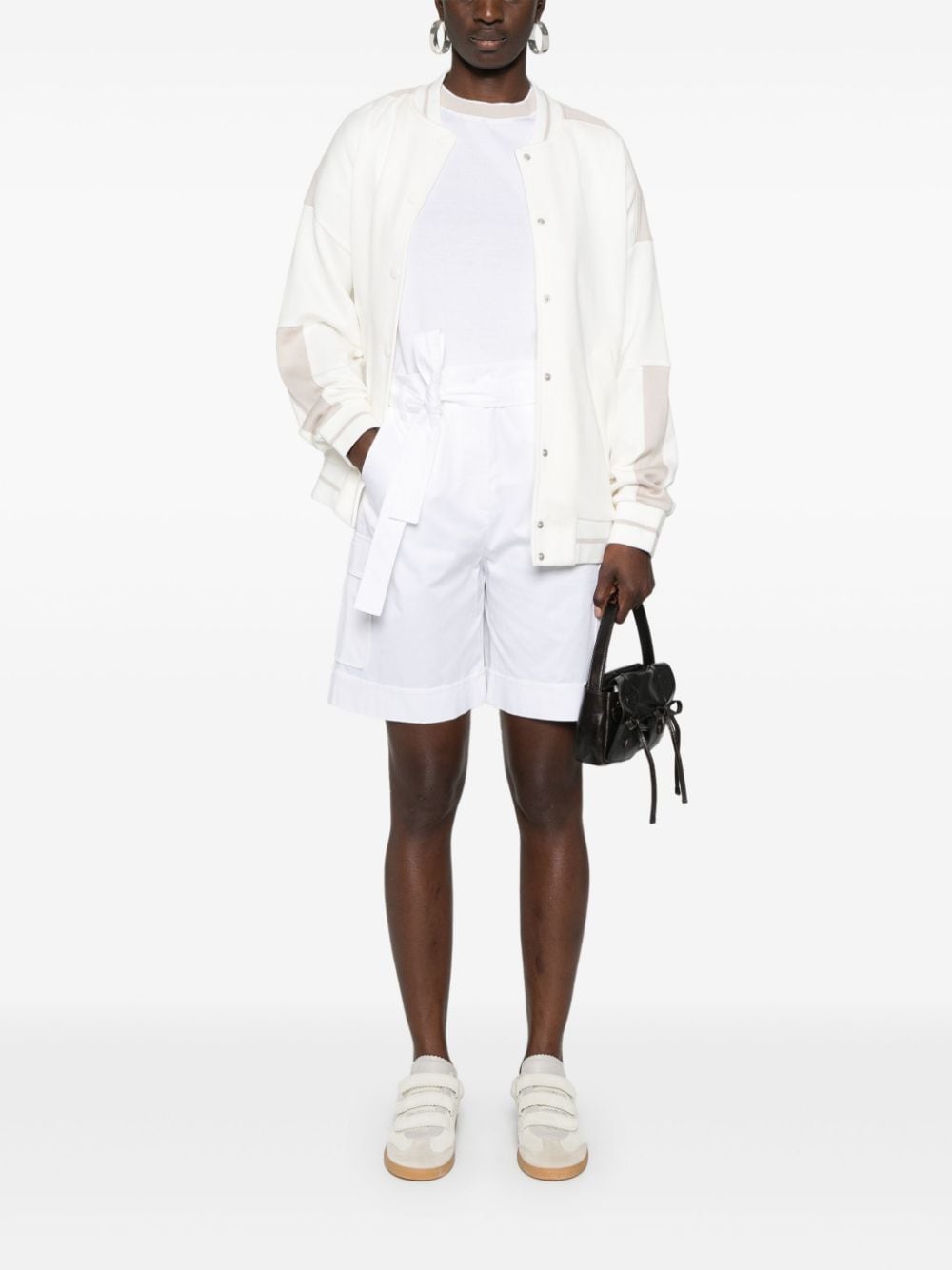 ELEVENTY Eleventy Belted Bermuda Shorts