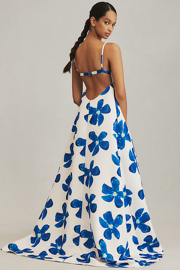 sau lee lucia square-neck satin maxi dress SAU LEE Lucia Square-Neck Satin Maxi Dress at MarketFair Shoppes in Princeton, NJ