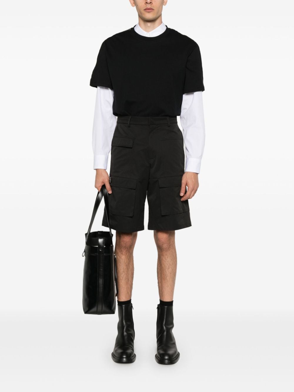 ALEXANDER MCQUEEN logo-trim cotton t-shirt