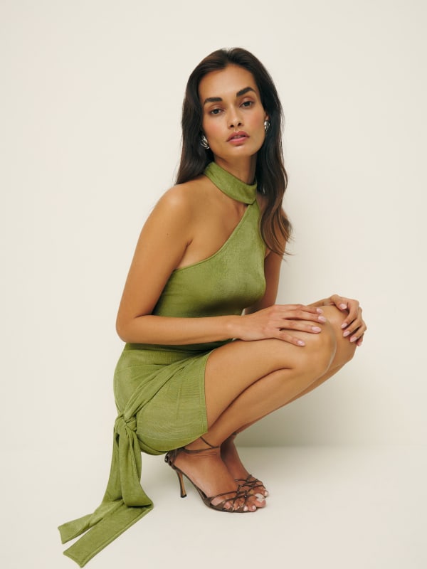 knit maxi beach dress Monte Carlo Tie Dress