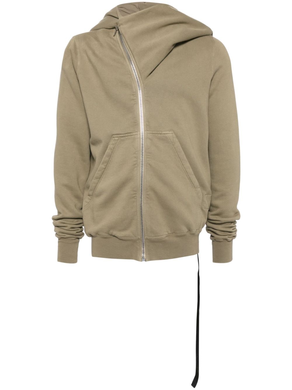 Rick Owens Lido Zip-Up Hoodie In Green - 45% Off | Editorialist