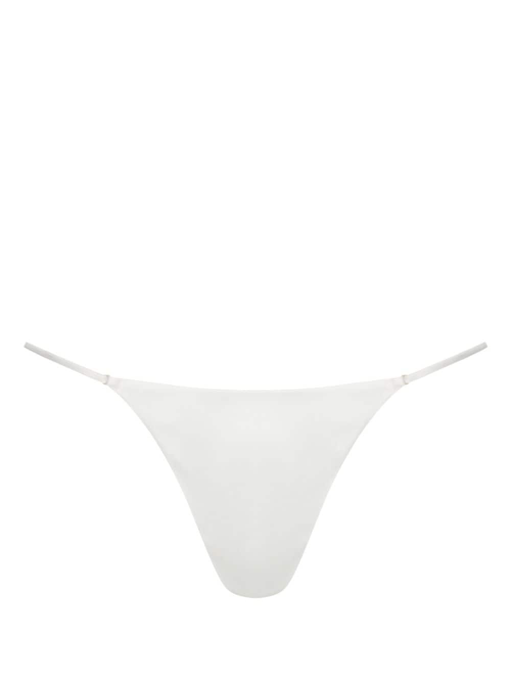 FLEUR DU MAL Fleur Du Mal Lola Bow-Embroidered Corset Top