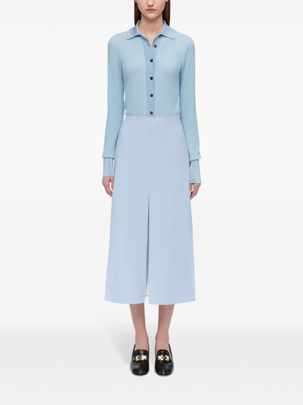 SALVATORE FERRAGAMO Ferragamo Layered Midi Skirt