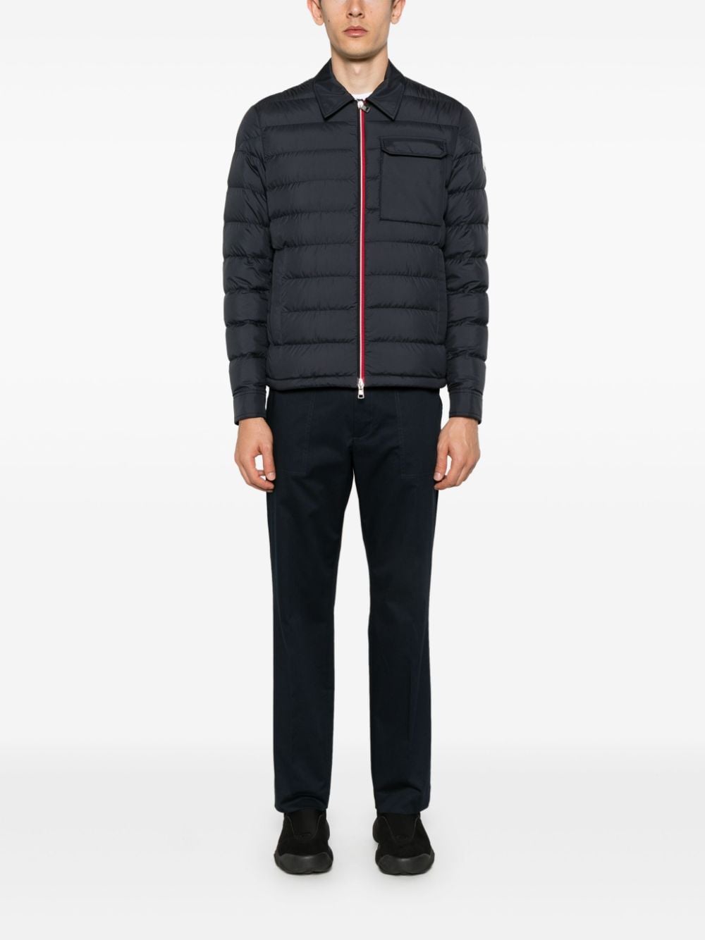 MONCLER Moncler Logo Patch Gabardine Trousers