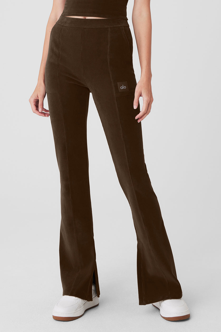 Thermobroek voor dames, winter, gevoerd, corduroy broek voor dames, hoge taille, grote maten, losse pasvorm, corduroy broek, elastische slipbroek, dikke warme winterbroek met zakken, vrijetijdsbroek