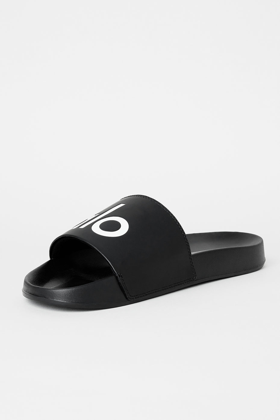 Alo Yoga It Slide 2 In Size - Black/White | Editorialist