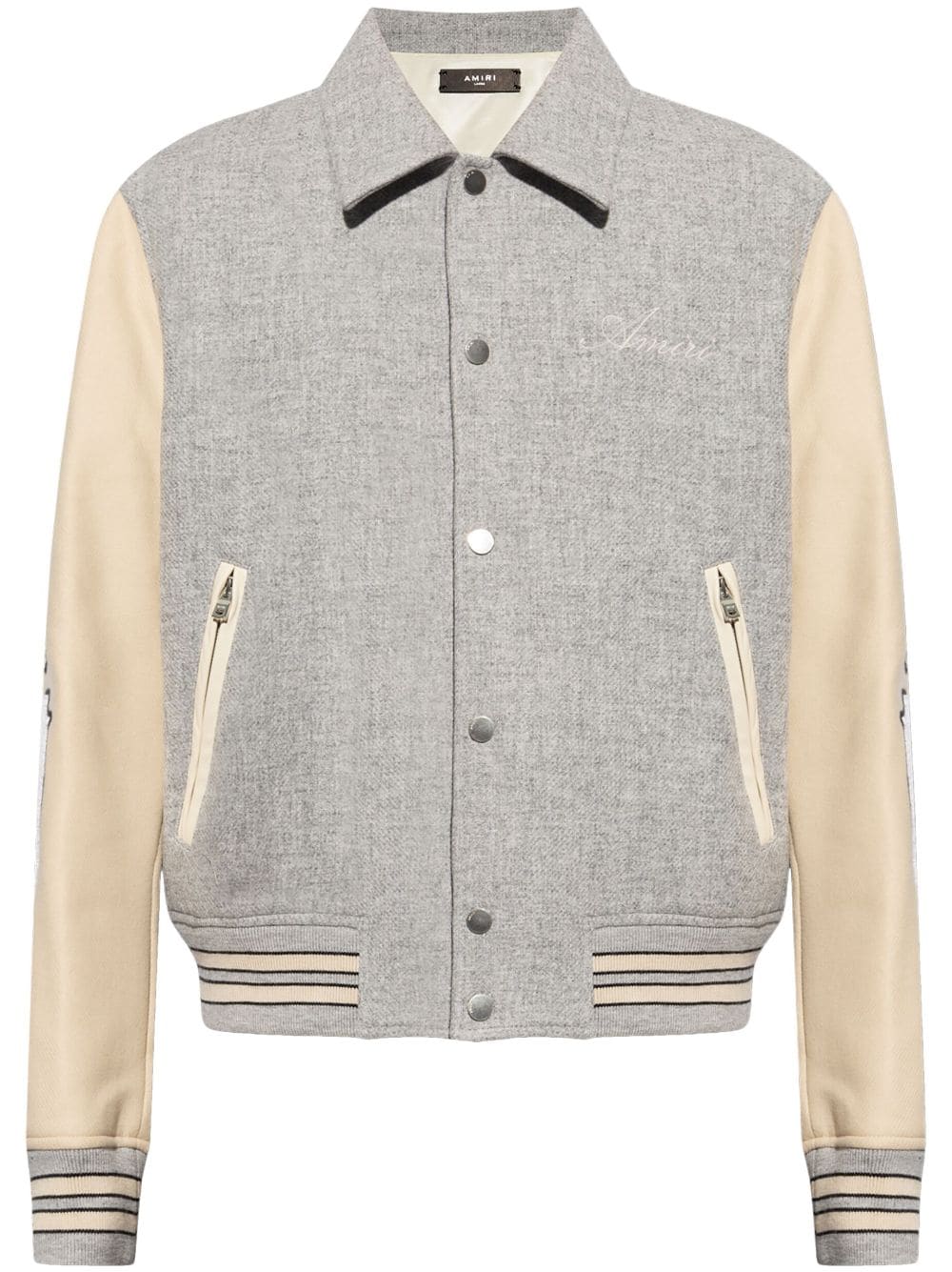 AMIRI AMIRI Contrasting-Sleeve Bomber Jacket