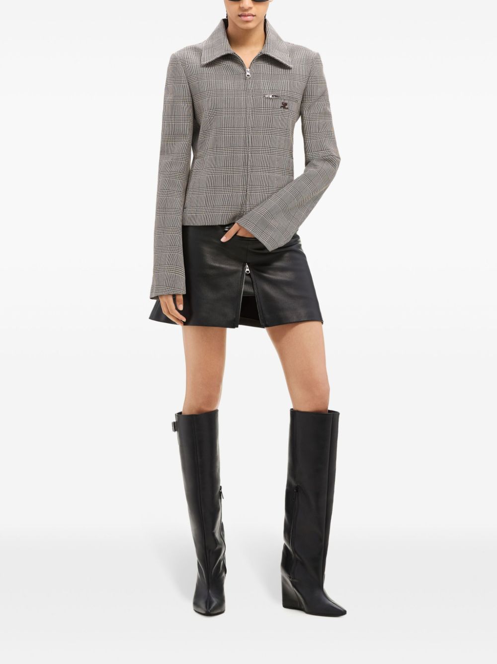 COURREGES Courrèges Prince of Wales Jacket