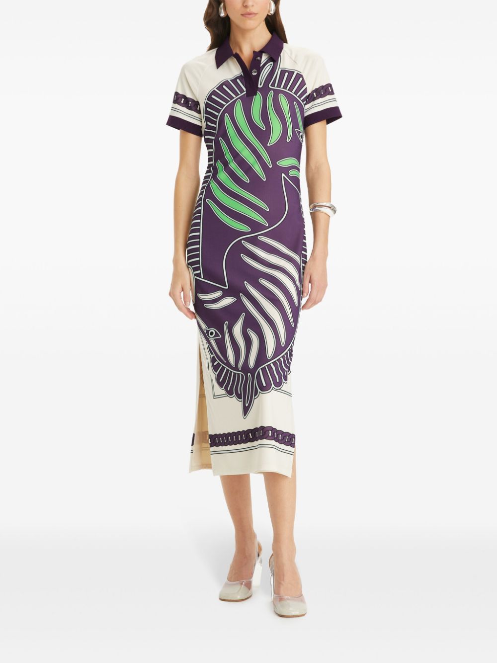 TORY BURCH Tory Burch mesh polo dress