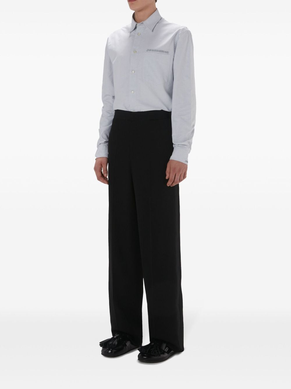 JW ANDERSON JW Anderson Mid-Rise Straight-Leg Trousers
